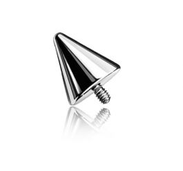 Titanium piercing spike for microdermal