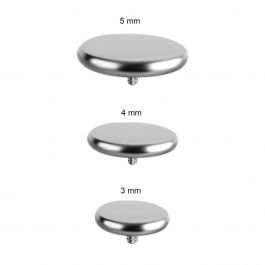Mini disco per piercing microdermal