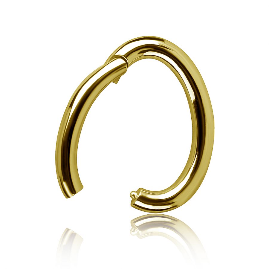 GOLDEN BELLY BUTTON CLICKER RING