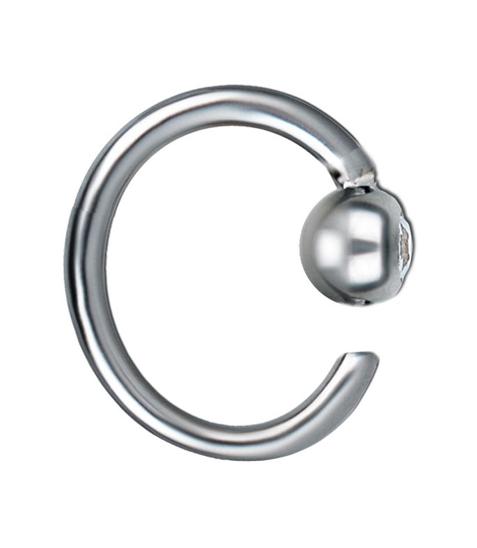 PIERCING RING WITH JEWEL